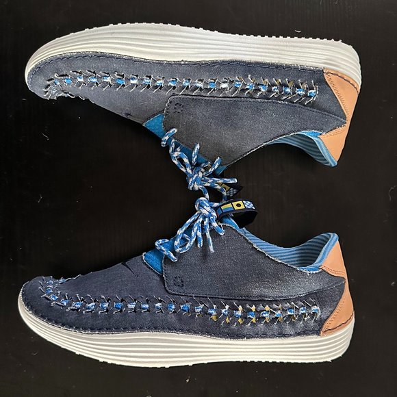 Nike | Shoes | Nike Solarsoft Mocassin Woven Qs Denim | Poshmark